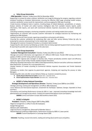 H.Kutay Durmus - Resume | PDF