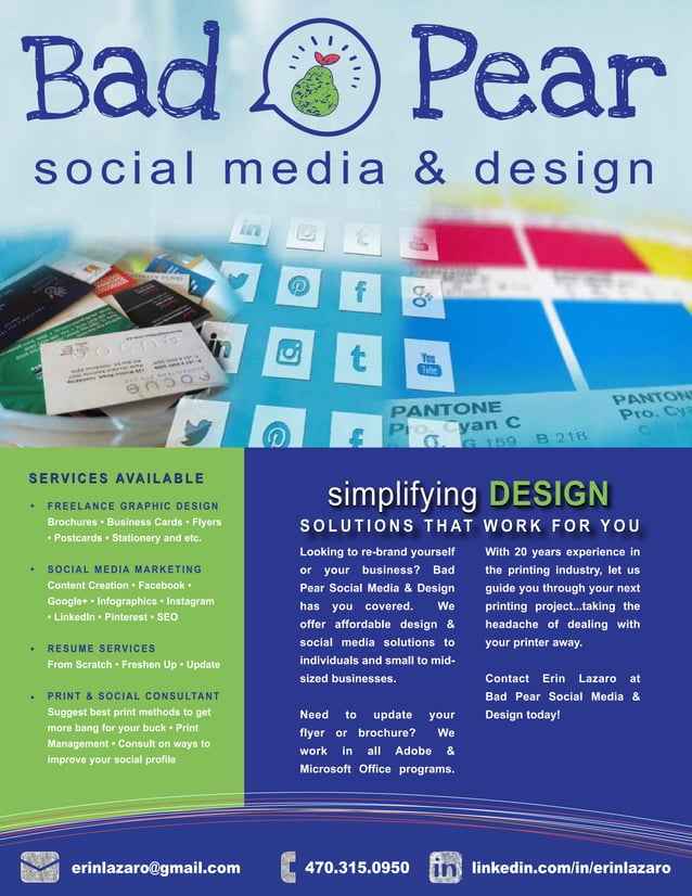 Bad Pear Flyer | PDF | Desktop Publishing | Computer Software and ...