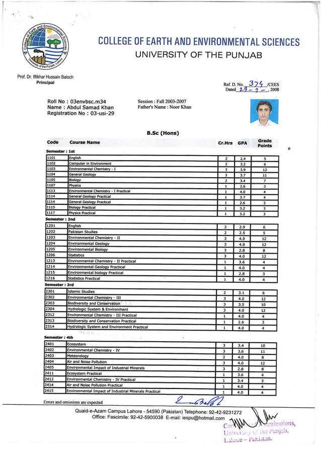 All Educational Transcripts | PDF