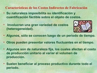 Carga fabril - Costos | PPT