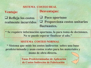 Carga fabril - Costos | PPT