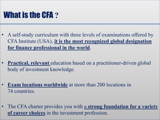 CFA Information | PDF