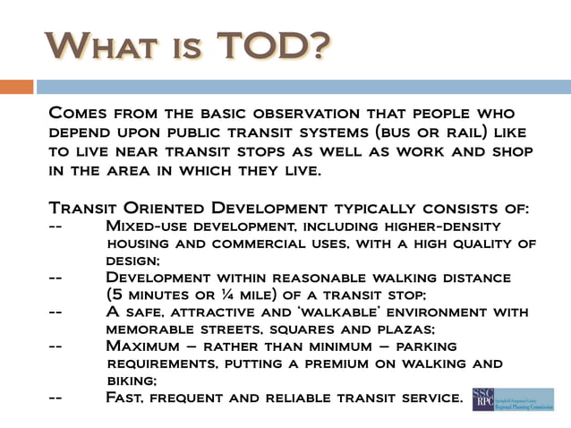 TOD Presentation-PDF_-part-I | PPT