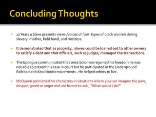 12 Years a Slave Presentation cf | PPTX