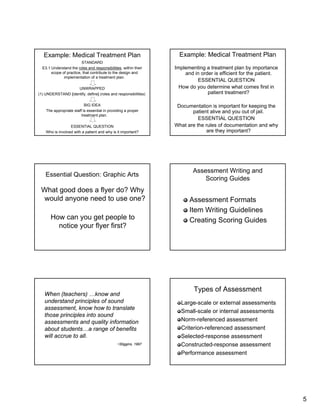 Standards Based Assessment for the CTE Classroom | PDF