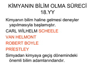 Kimyanin Kanunlari | PPT