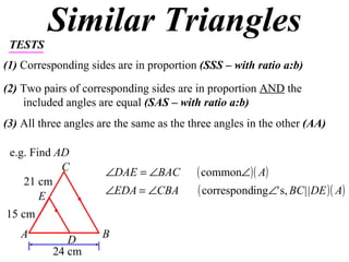 11X1 T06 05 Similar Triangles | PPT
