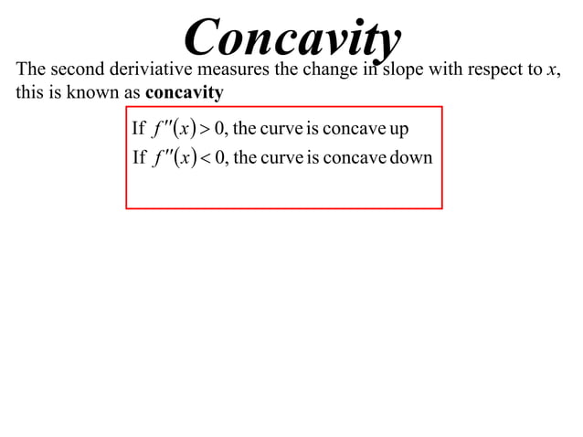 11X1 T09 04 concavity | PPT