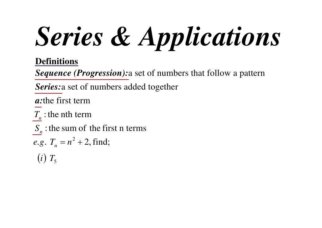11X1 T10 01 Definitions Arithmetic Series 11x1-t10-01-definitions-arithmetic-series