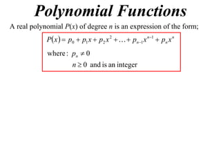 11X1 T13 01 polynomial definitions | PPT