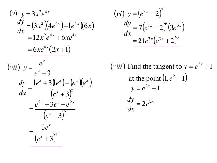 12X1 T02 01 differentiating exponentials