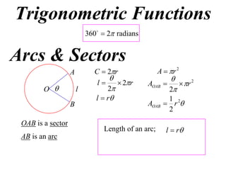 12X1 T03 01 arcs & sectors | PDF