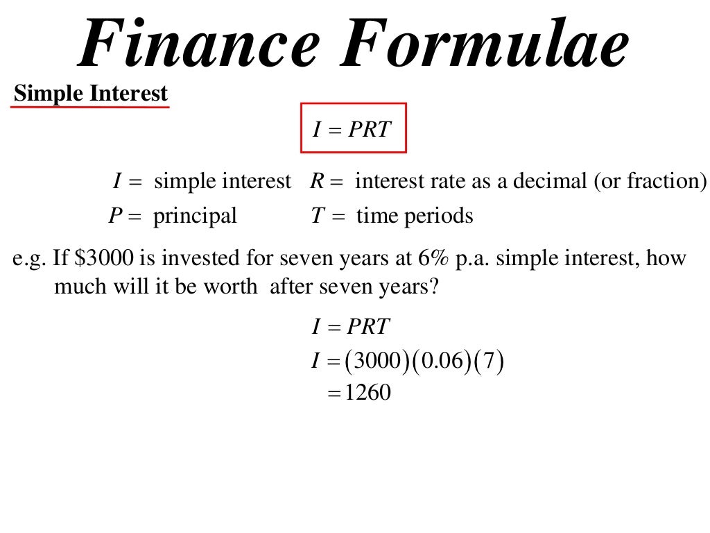 12X1 T04 02 Finance Formulas (2010)