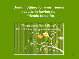 Of Friends And Friendship... | PPT