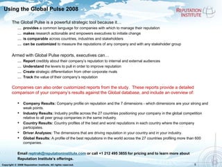 2008 global reputation pulse | PPT