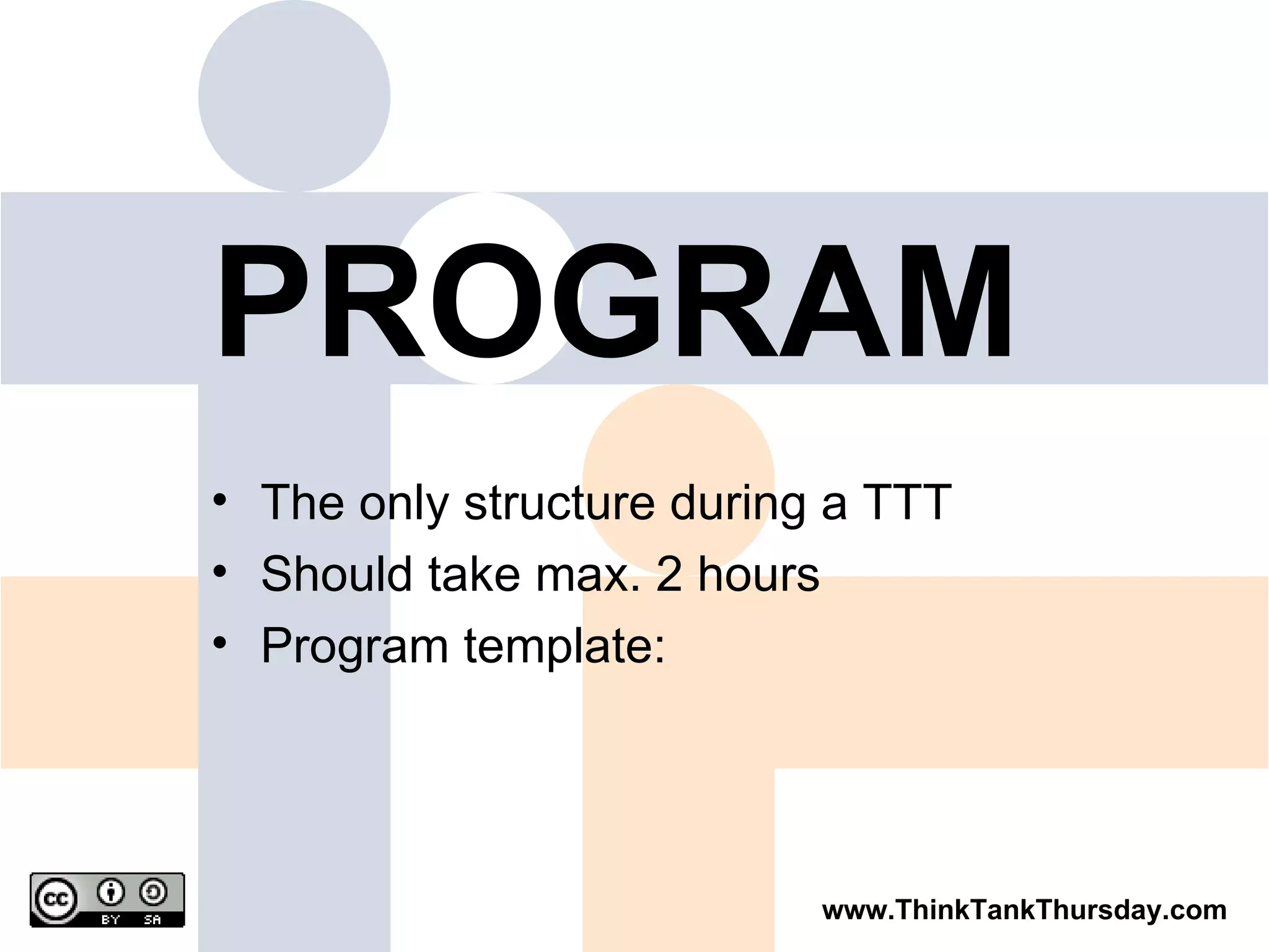 Organize Your Own ThinkTankThursday Brainstorm Session | PPT