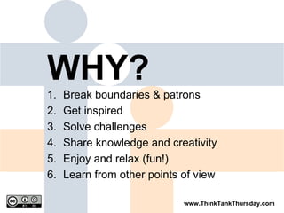 Organize Your Own ThinkTankThursday Brainstorm Session | PPT