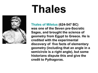 History of Early Geometry | PPT