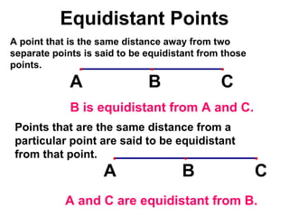 Ac1.1Equidistant PointsA | PPT
