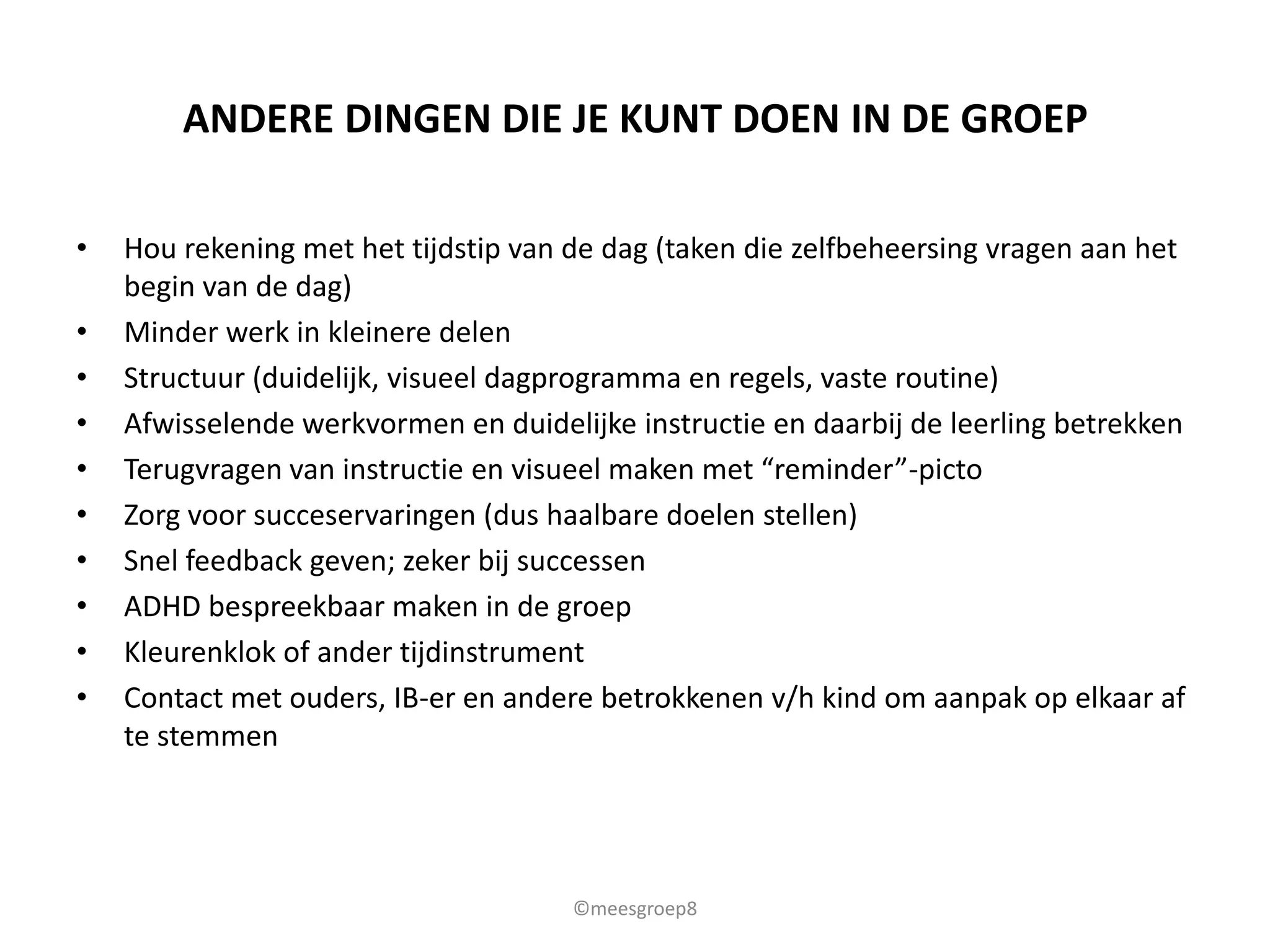 ADHD uitgelegd | PPT