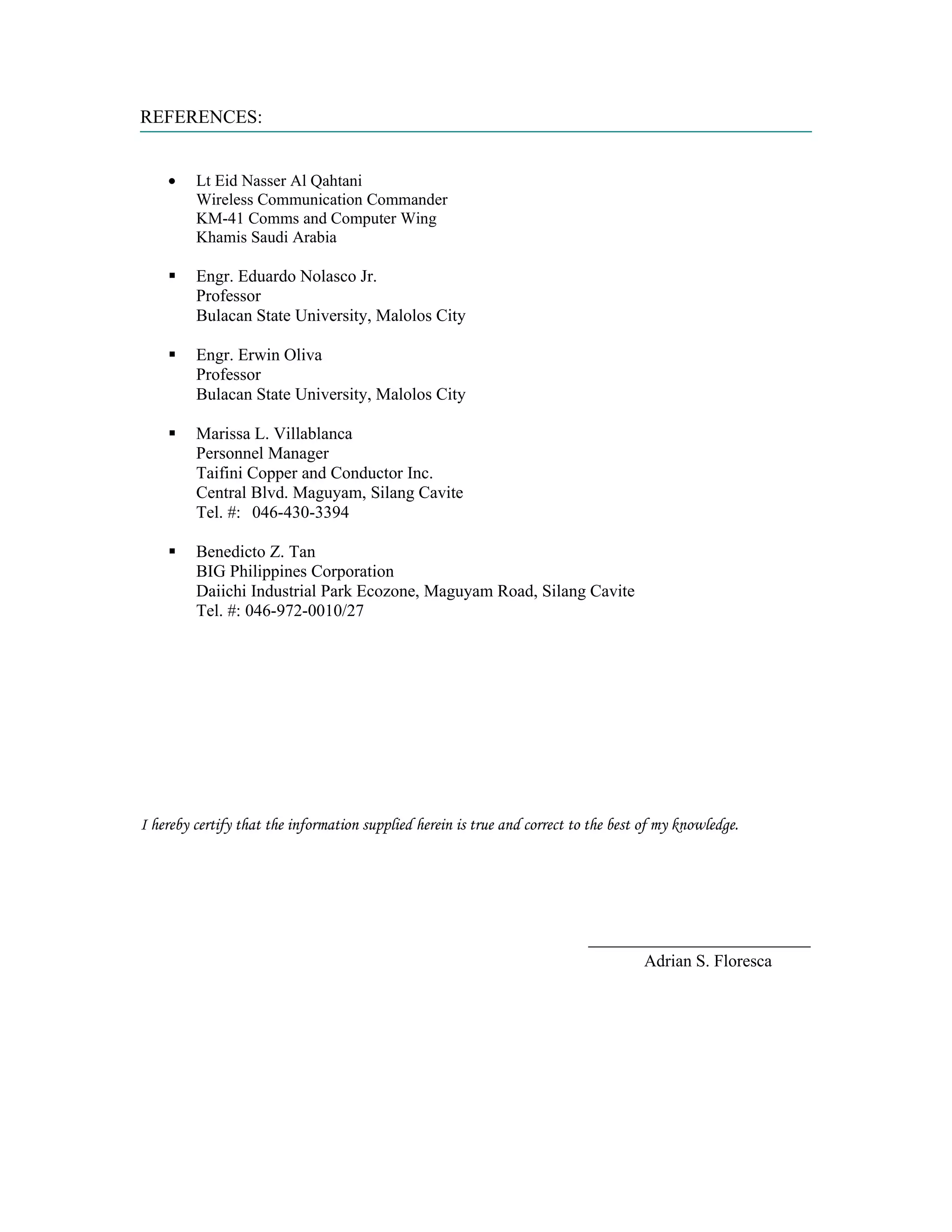 Adrian Floresca CV | DOC