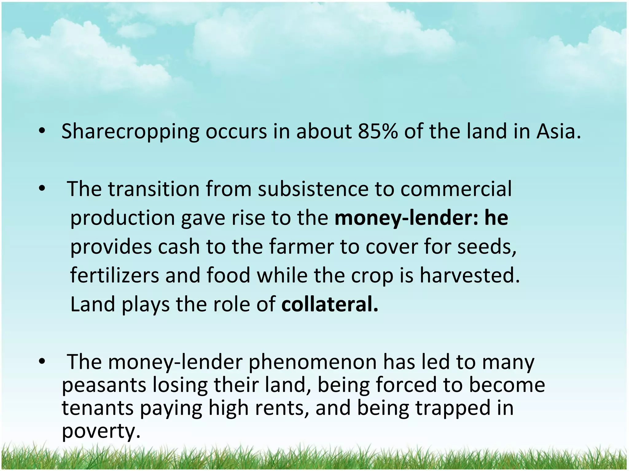 Agricultural Transformation and Rural Development | PPT
