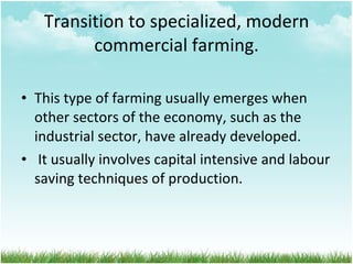 Agricultural Transformation and Rural Development | PPT