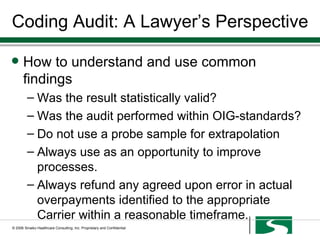 AHLA Basic Coding for Lawyers Presentation | PPT