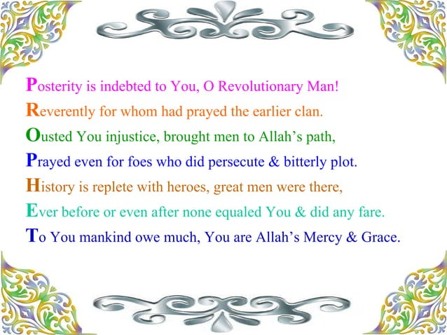 Prophet Muhammad | PPT