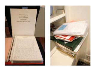 Archival Working Process | PPTX