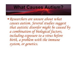 AUTISM by Akshata Kamath | PPT | Parenting Babies and Toddlers | Parenting