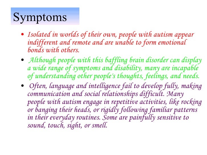 AUTISM By Akshata Kamath AUTISM By Akshata Kamath