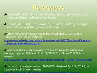 Balanced Literacy Presentation | PPTX