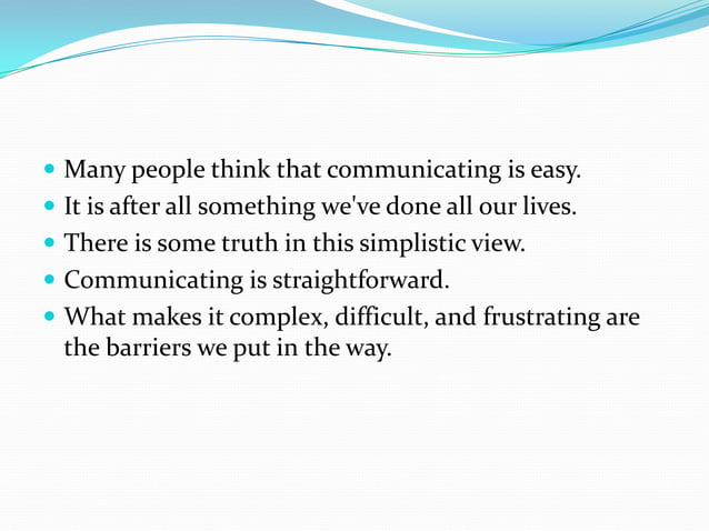 C:\Fakepath\Barriers To Effective Communications | PPTX | Family and ...