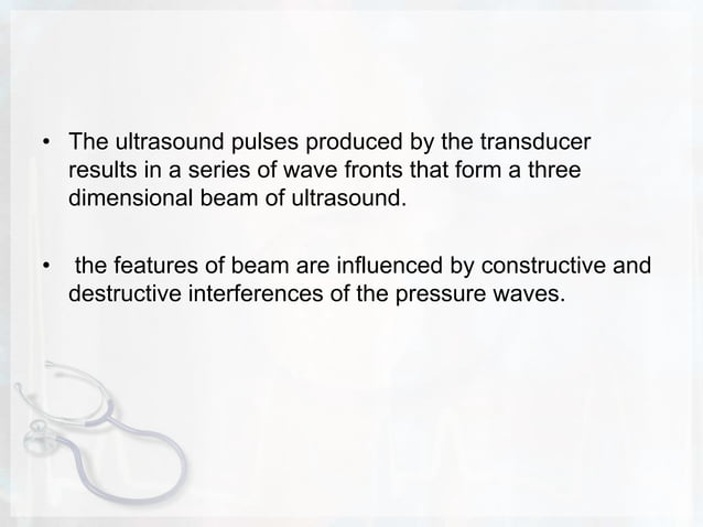 Basic physics of ultrasound.JH | Digital Audio | Computer Software and ...