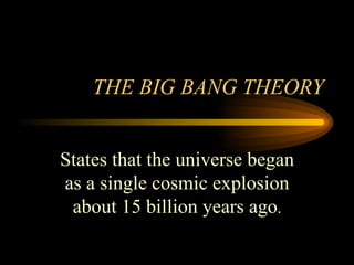 Big Bang | PPT