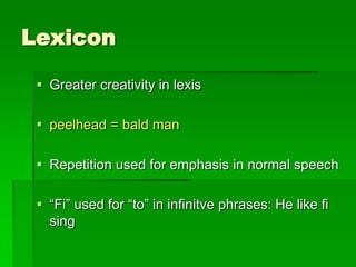 C:\Fakepath\Black British English Presentation | PPT