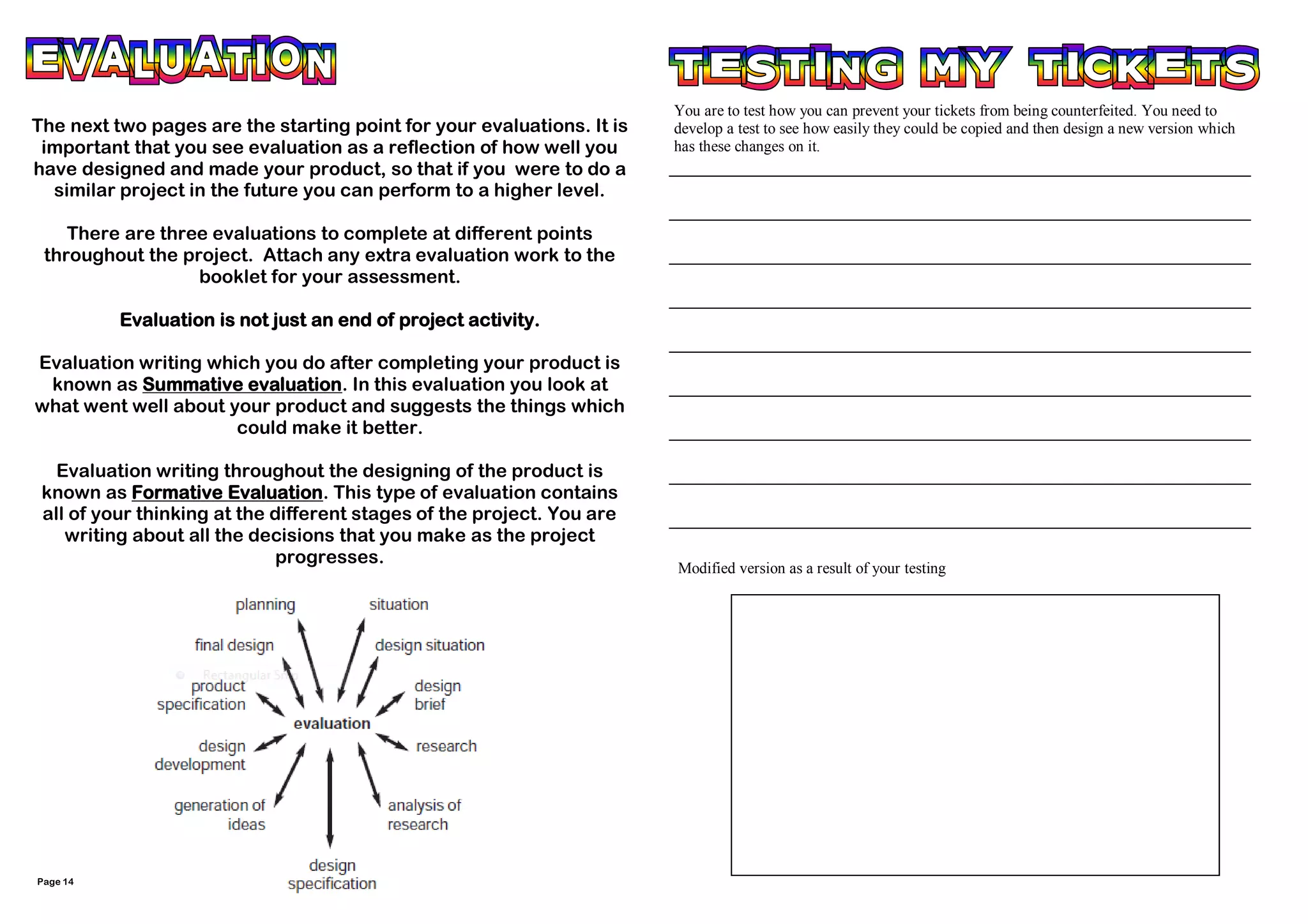 Year 9 Graphics Booklet | PPT