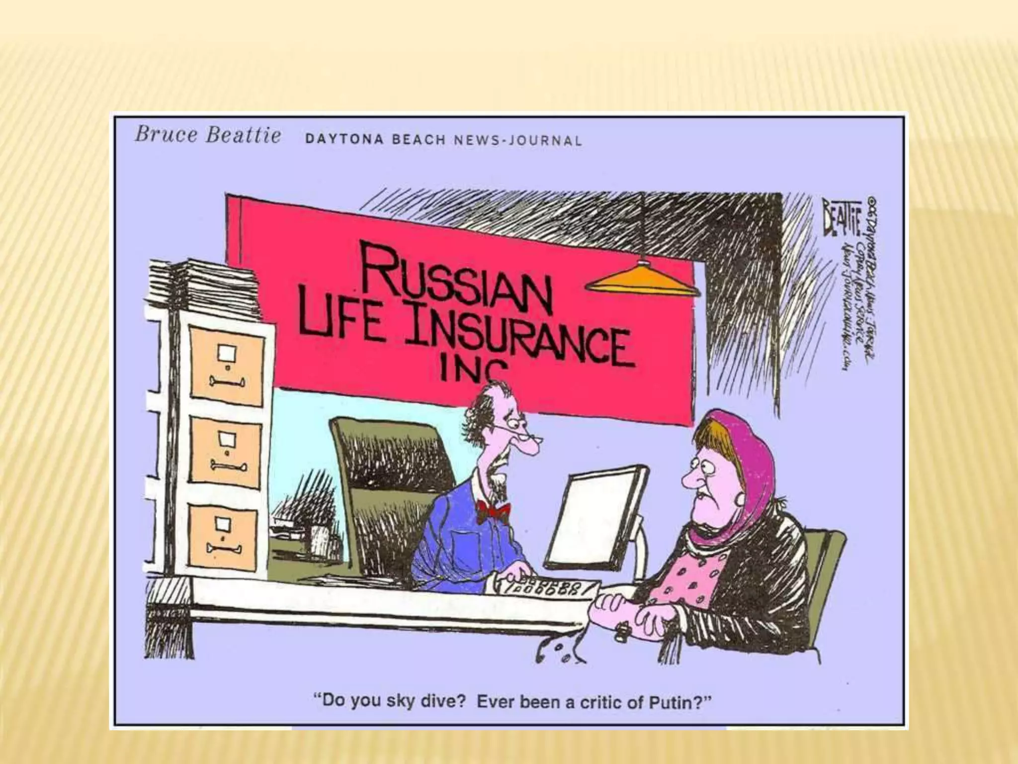 Cartoon Strips About Life & Insurance | PPTX