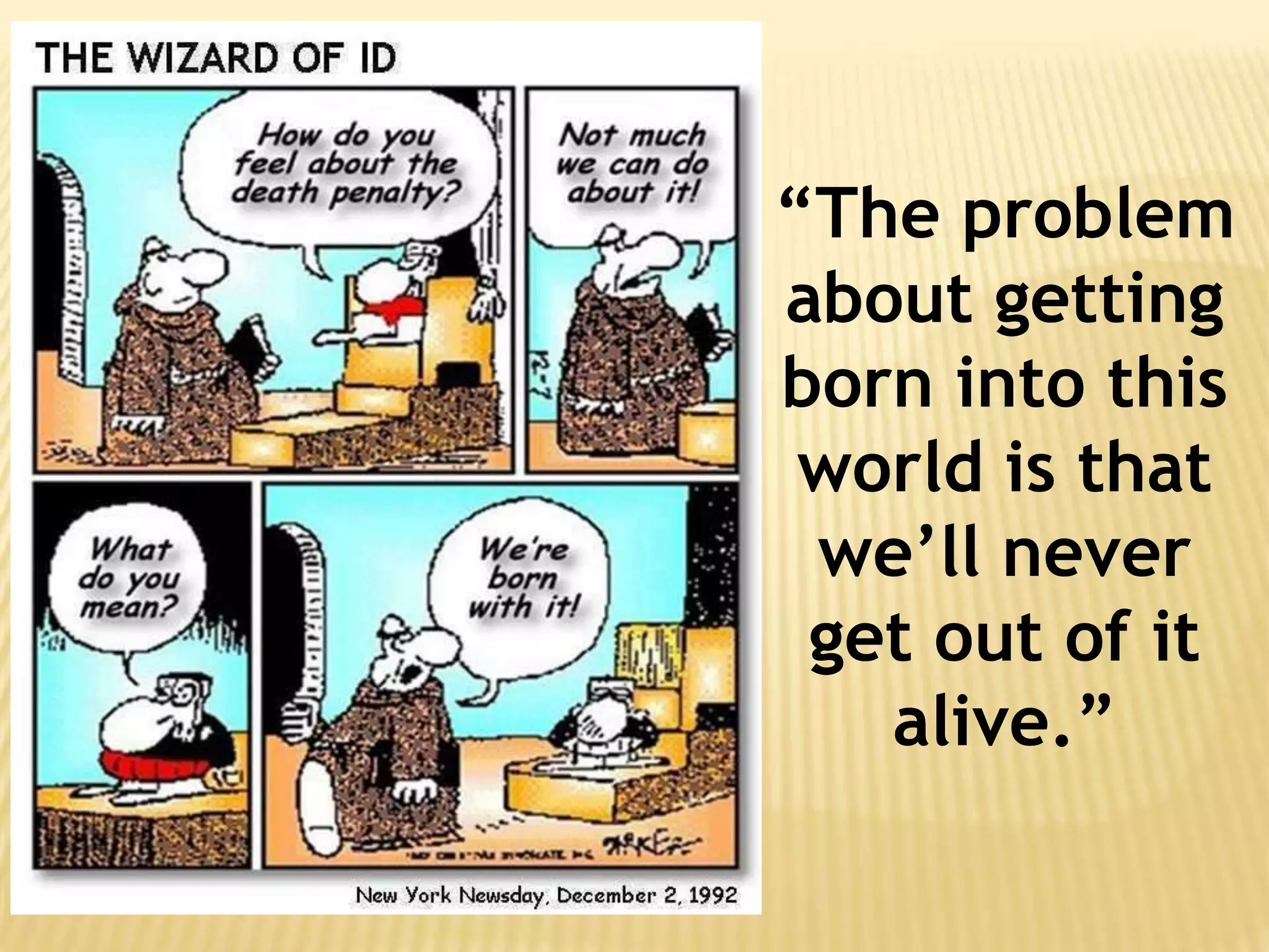 Cartoon Strips About Life & Insurance | PPTX