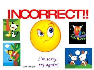 Cartoon Sorry Try Again Faces