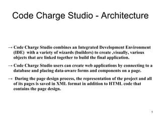 CodeCharge Studio RAD tool | PPT