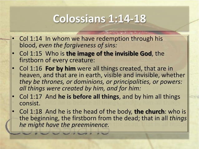 Book of Colossians | PPTX | Christianity | Religion & Spirituality