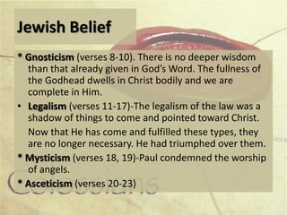 Book of Colossians | PPTX