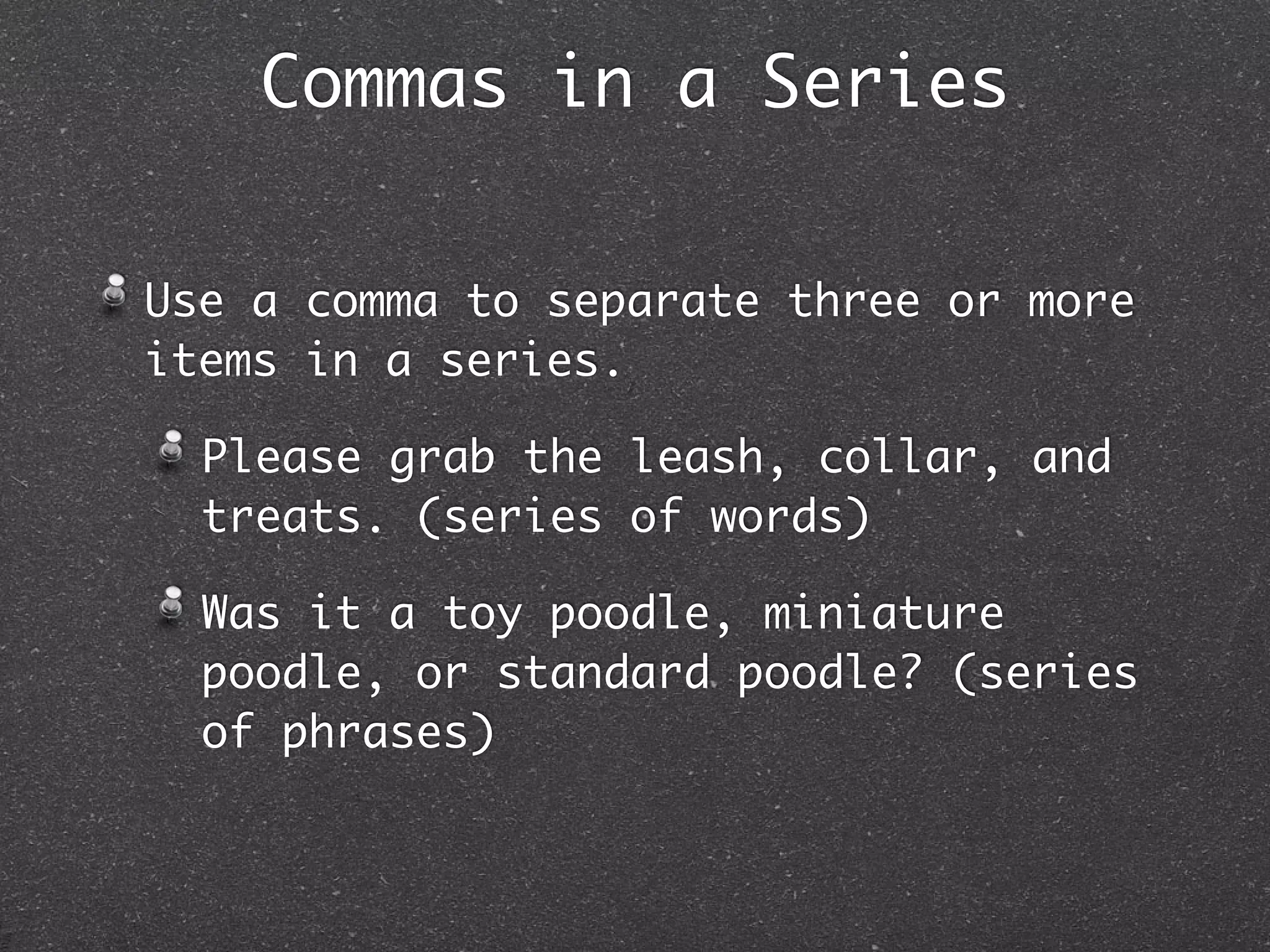 Commas (Part One) | KEY