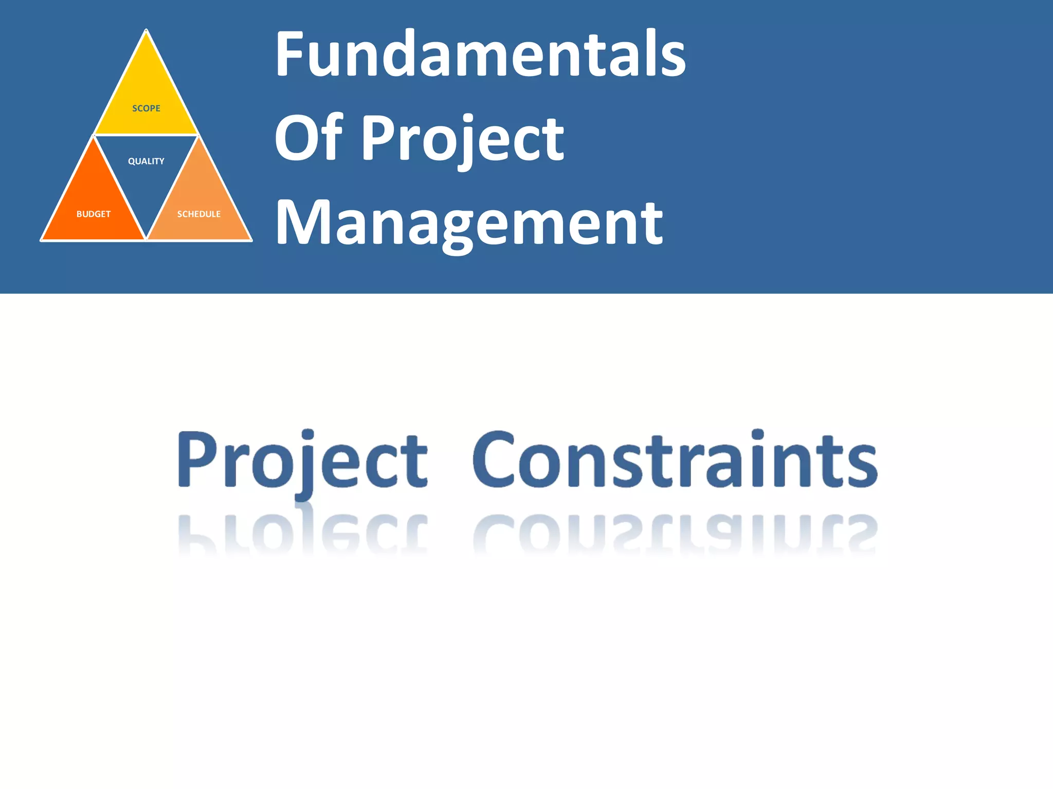 Fundamentals of Project Management | PPT