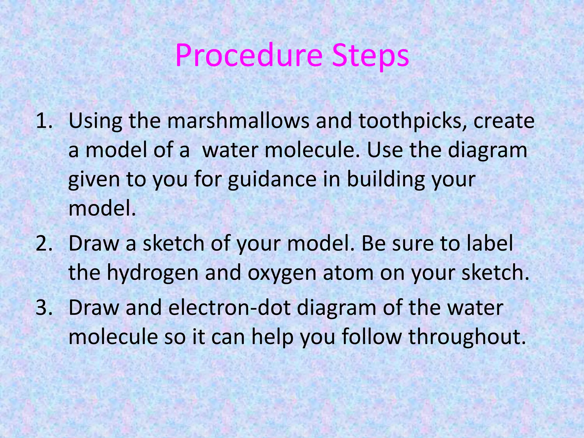 Covalent Marshmallows | PPTX | Chemistry | Science