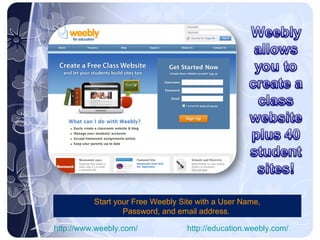Weebly Website for Teachers | PPT