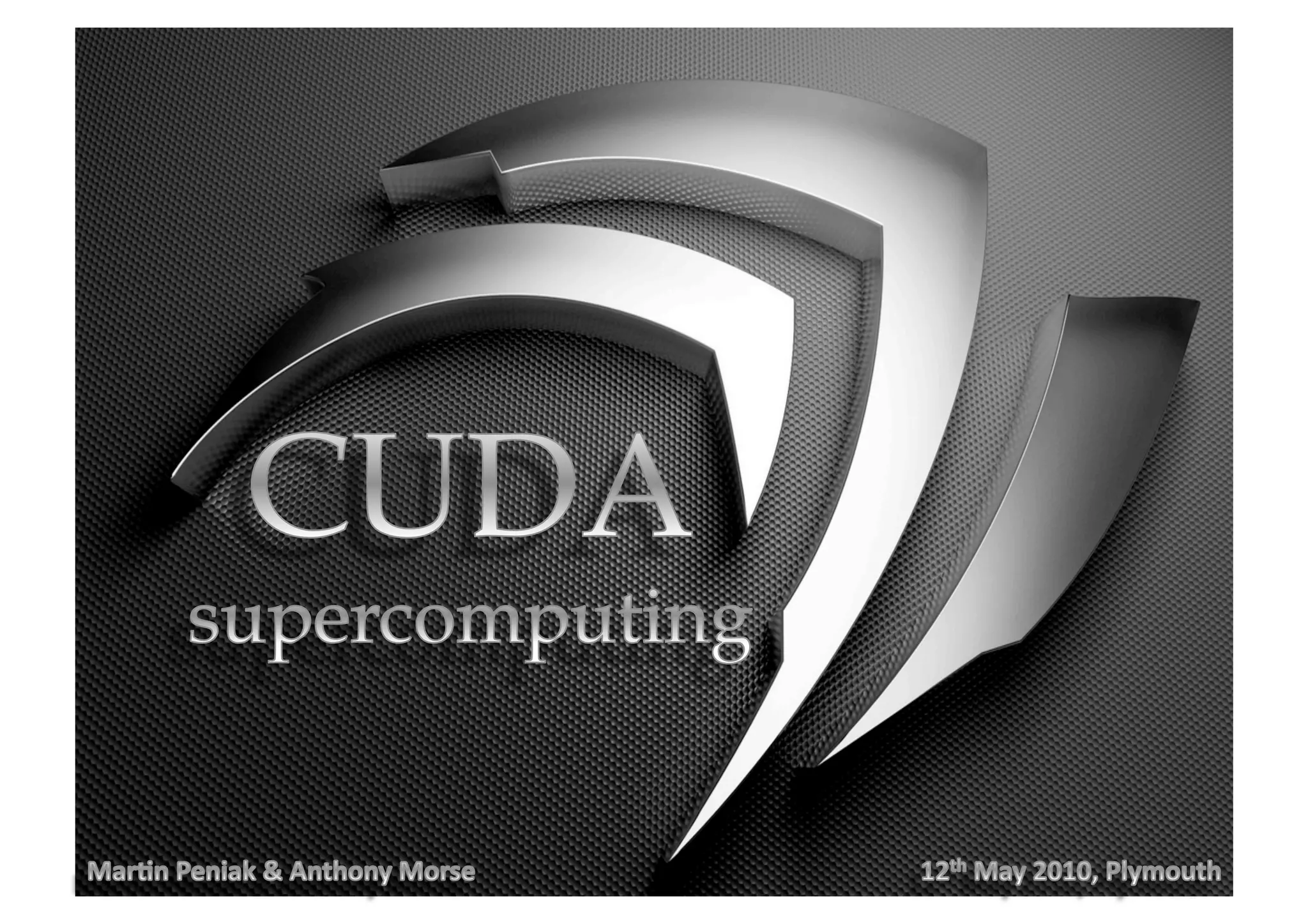 Introduction to parallel computing using CUDA | PPT