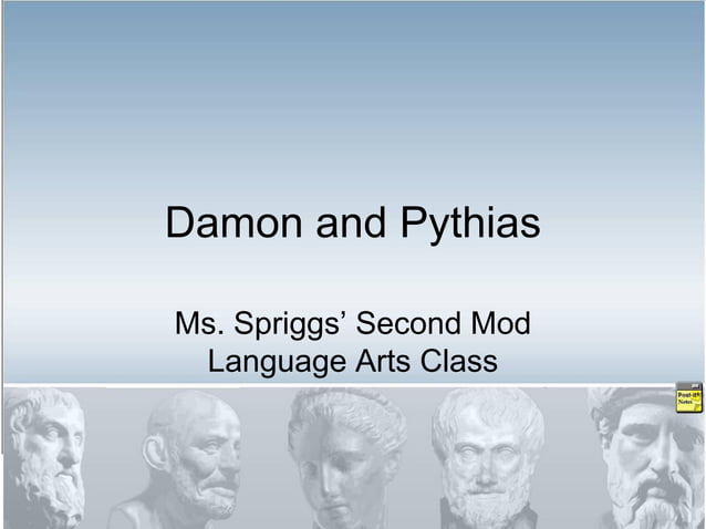 Damon & Pythias | PDF